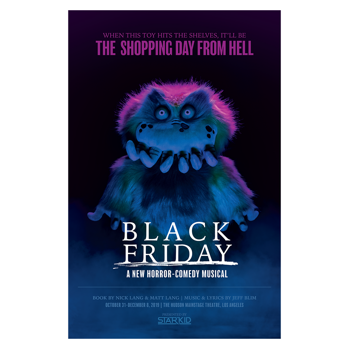 Black Friday - Show Poster – StarKid Productions Official Webstore